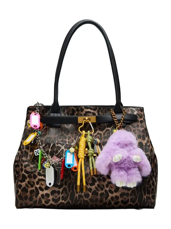 Steve Madden Leilani Large Tote Bag - Leopard