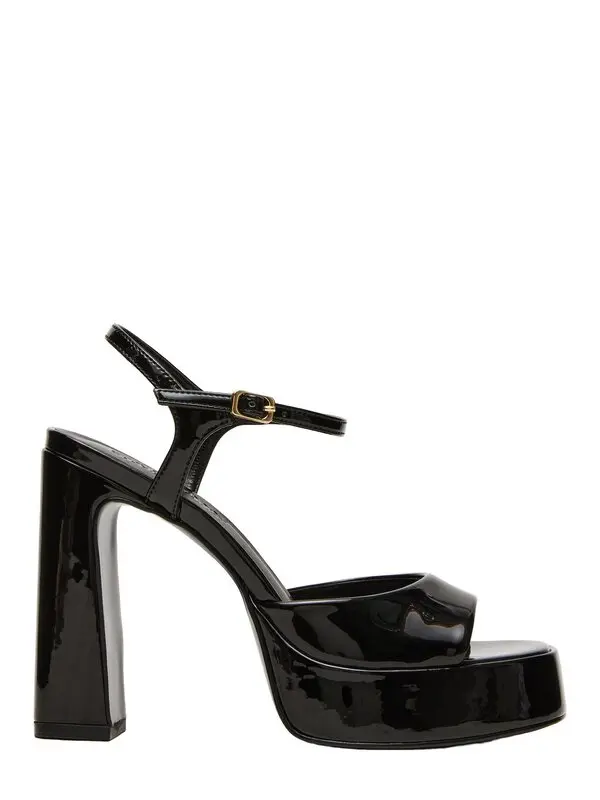Steve Madden Platform Block Heels - Black