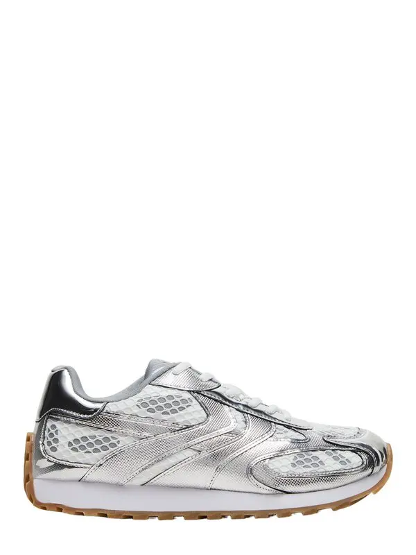 Steve Madden Xylo Lace-up Sneakers - Silver