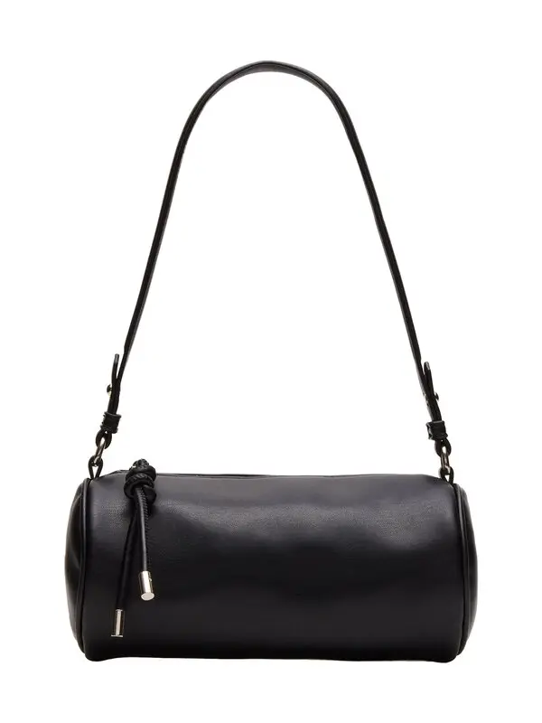 Steve Madden Priya Barrel Shoulder Bag - Black