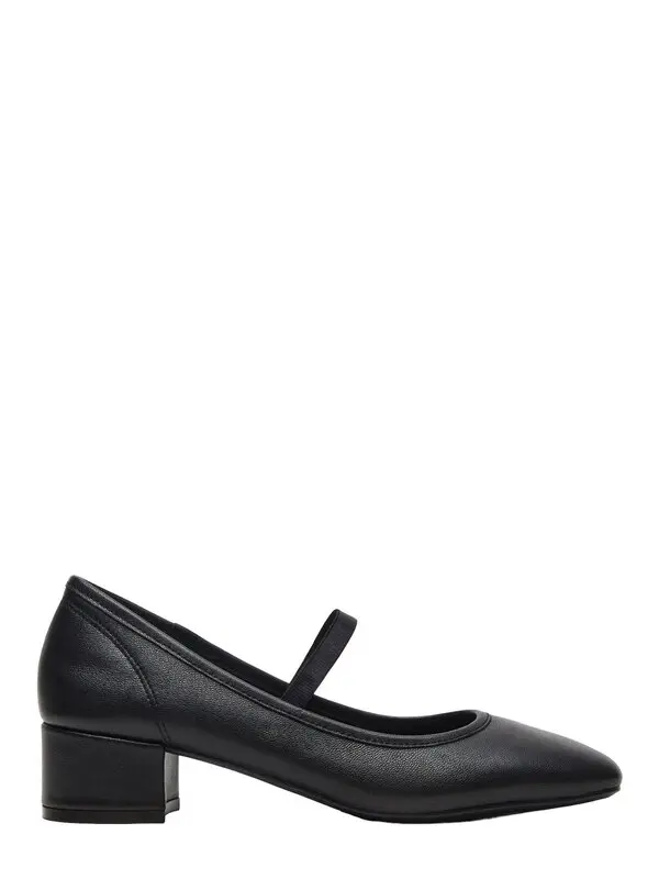 Steve Madden Block Heel Mary Janes - Black