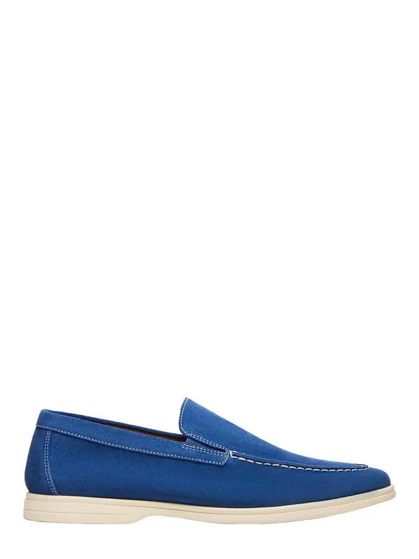 Steve Madden Linux" Suede Slip-on Casual Shoes - Blue
