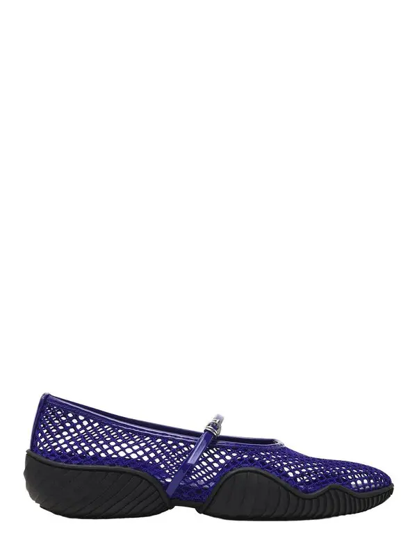 Steve Madden Vickee Mesh Ballet Sneakers - Blue Mesh