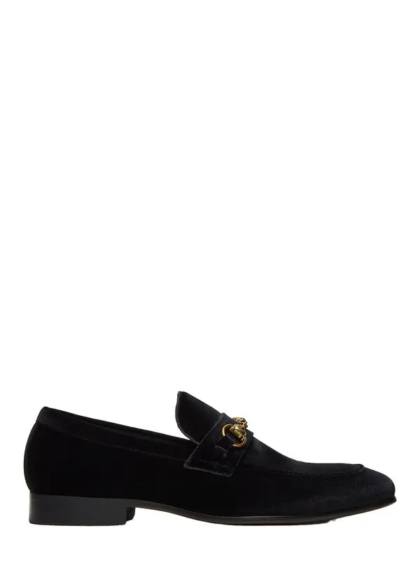 Steve Madden Jakiro Velvet Loafer - Black