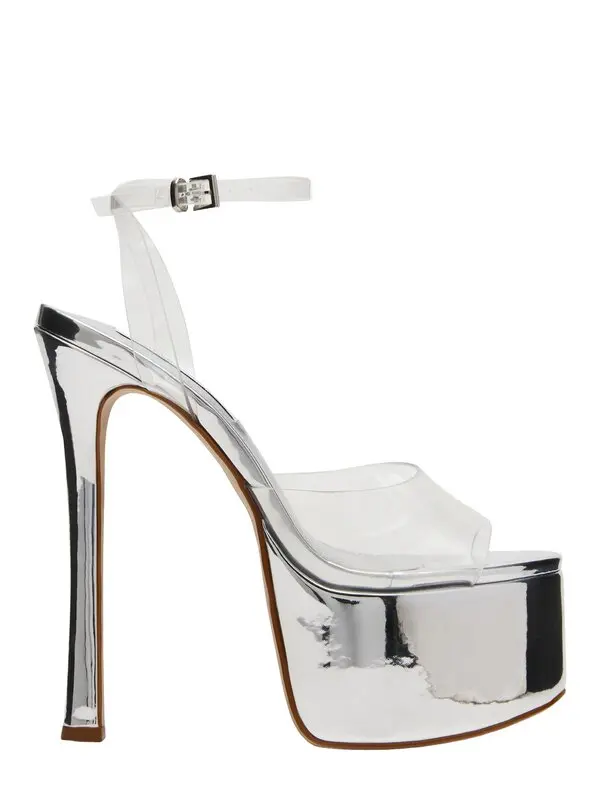 Steve Madden Olyssia Platform Stiletto Heels - Clear