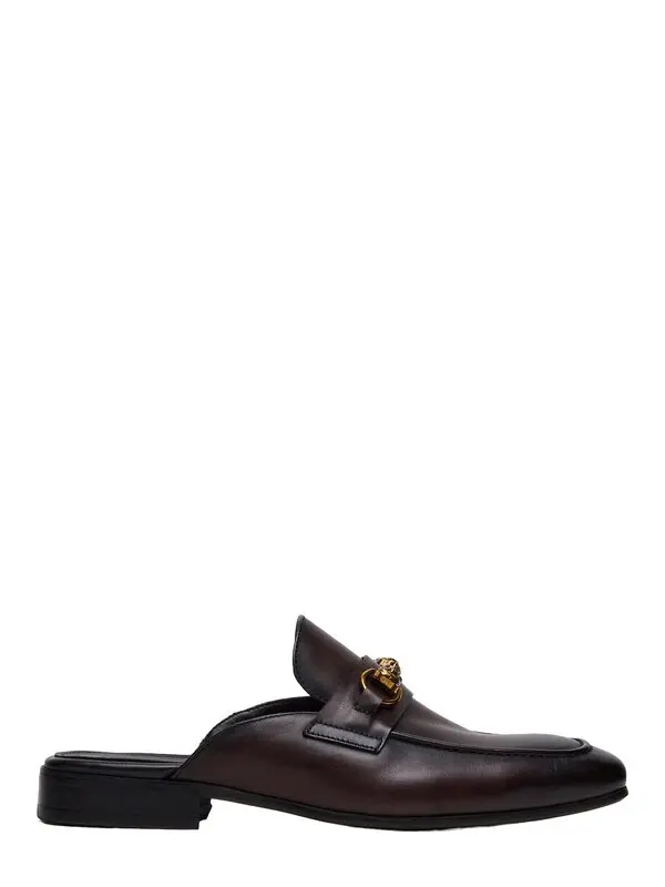 Steve Madden Jovian Slip-on Mule With Horsebit Accent - Brown