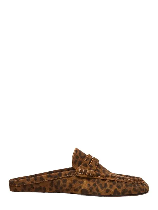 Steve Madden Rafe Slip-on Loafers - Leopard Suede