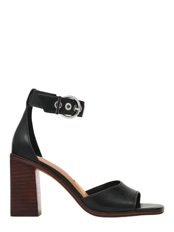 Steve Madden Alonso Block Heel Sandal - Black