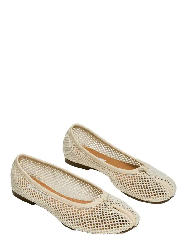 Steve Madden Calico Mesh Flats - Bone
