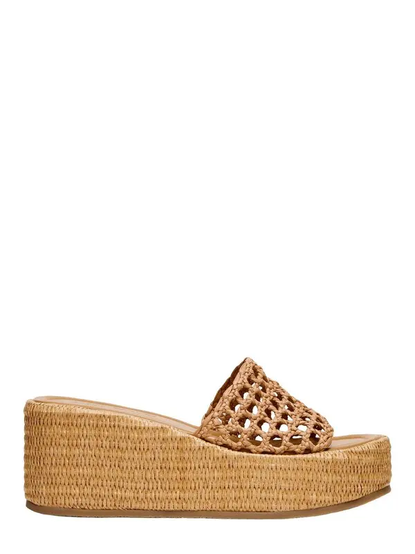 Steve Madden Brandy Mule Sandals - Raffia
