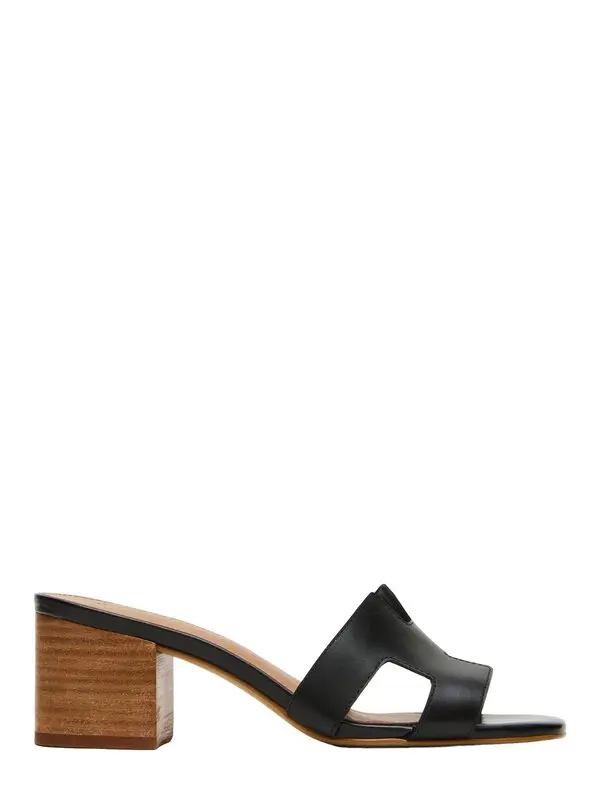 Steve Madden Hana Block Heel Sandals - Black