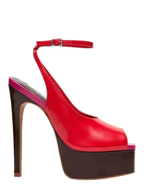 Steve Madden Alaric Platform Stiletto Heels - Red