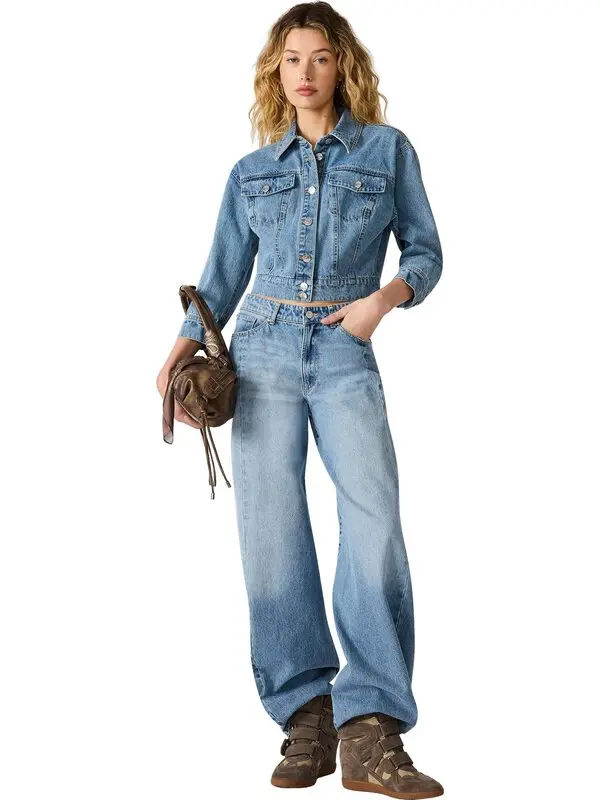 Steve Madden Raleigh Denim Jacket - Forever Blue