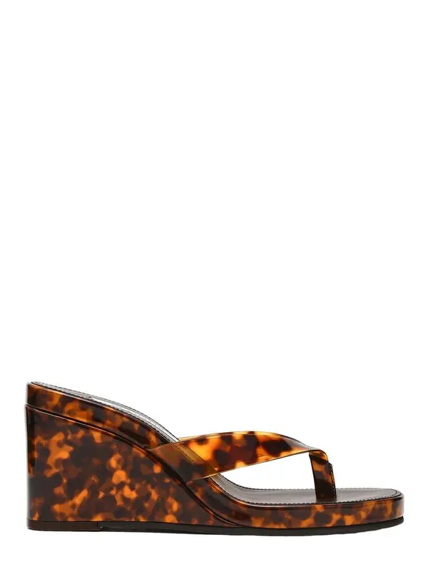Steve Madden Wedge Thong Sandals - Tortoise