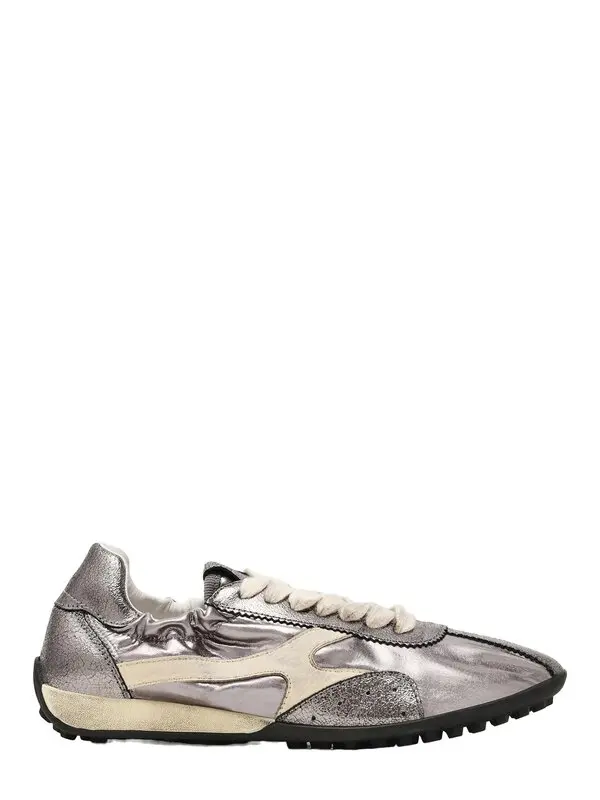 Steve Madden Zion Lace-up Sneakers - Pewter