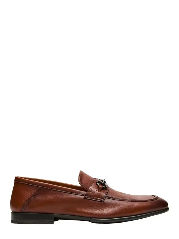 Steve Madden Schmooze Slip-on Loafers With Horsebit Hardware - Tan