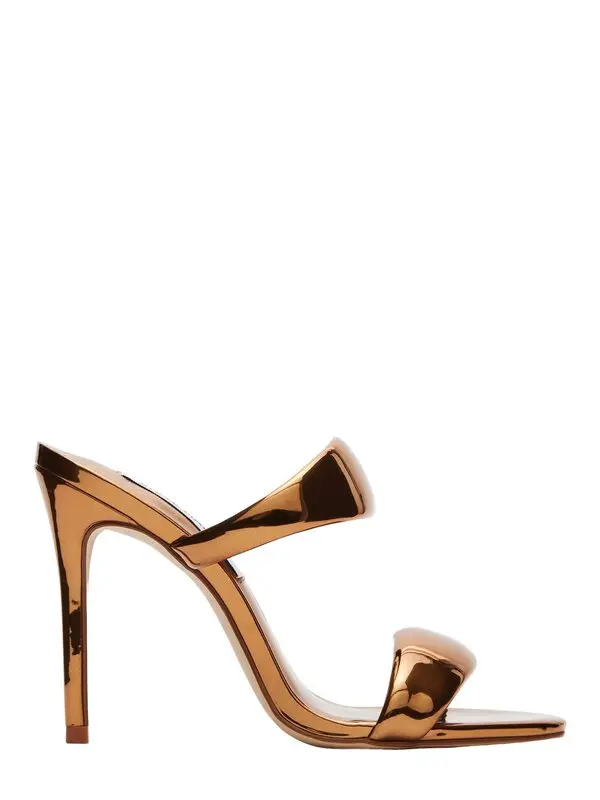 Steve Madden Saturn Mule Heels - Bronze
