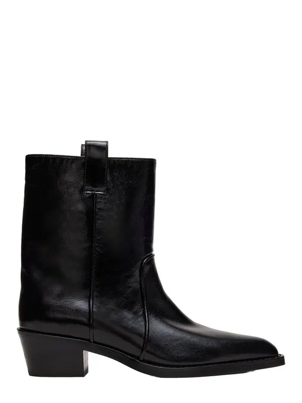 Steve Madden Vinny Block Heel Booties - Black