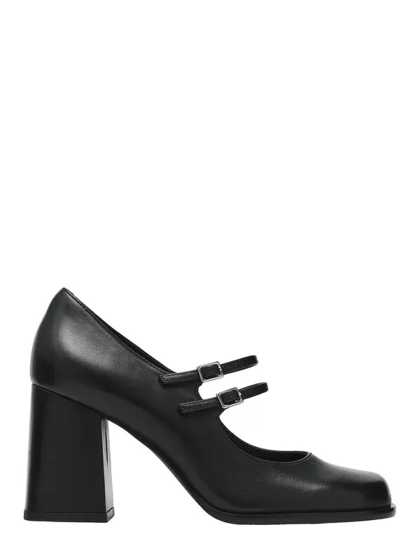 Steve Madden Siggy Block Heels - Black
