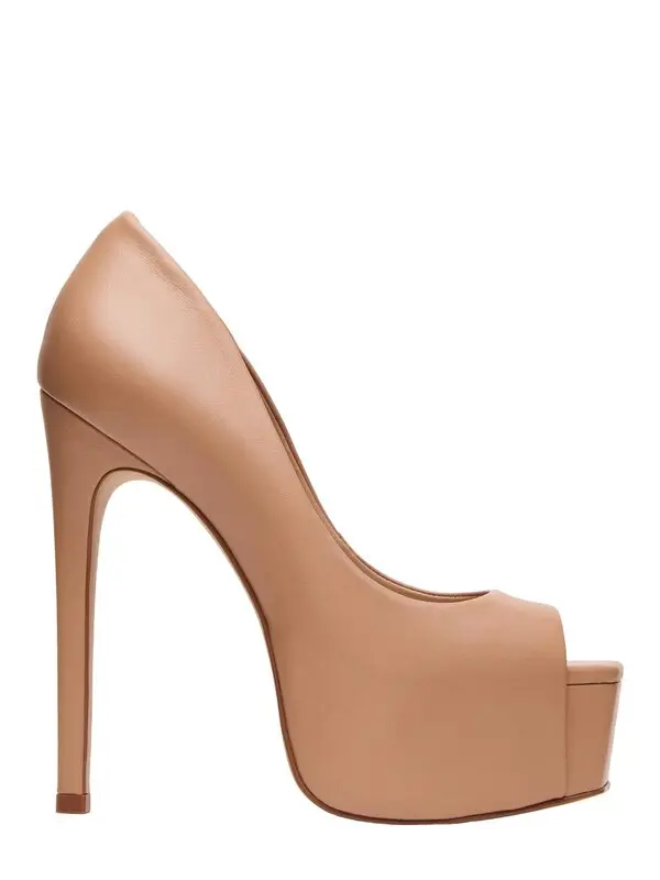 Steve Madden Stelan Platform Stilettos - Tan