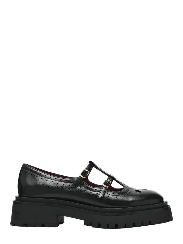 Steve Madden Luanne Platform Loafers - Black