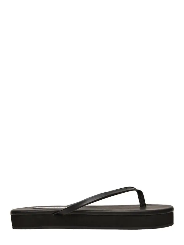 Steve Madden Kiora Platform Thong Sandals - Black