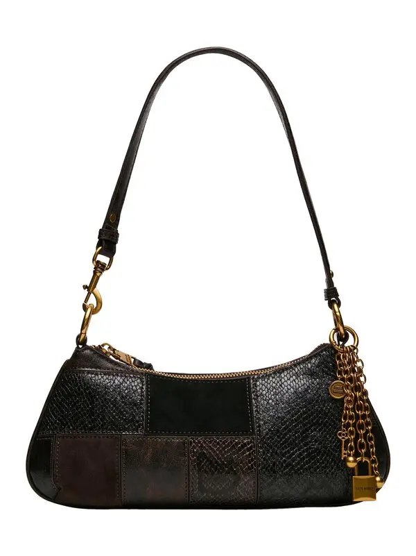 Steve Madden Irina Patchwork Shoulder Bag - Dark Multi