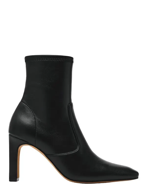 Steve Madden Lyrica Block Heel Booties - Black