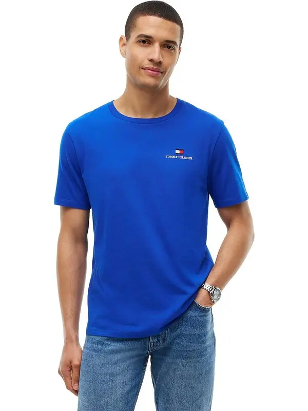 Tommy Hilfiger Back H-logo T-shirt - Cobalt