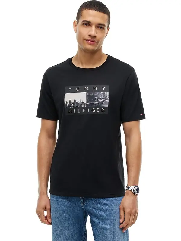 Tommy Hilfiger Nyc Photo Print T-shirt - Black