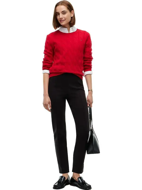 Tommy Hilfiger Slim Ponte Pull-on Pant - Black