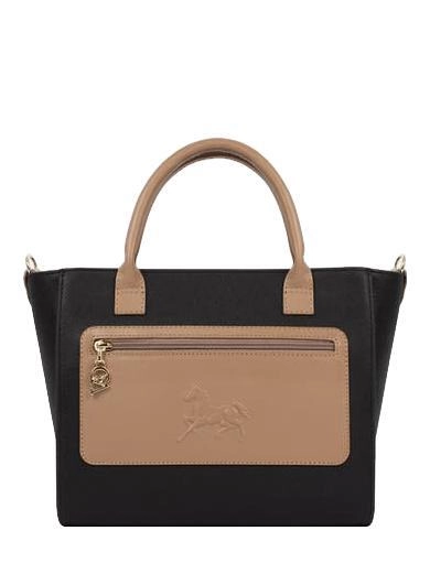 Cavalinho Handbag - Sand/black