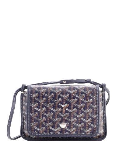 Goyard Plumet Clutch Wallet Coated Canvas - Blue