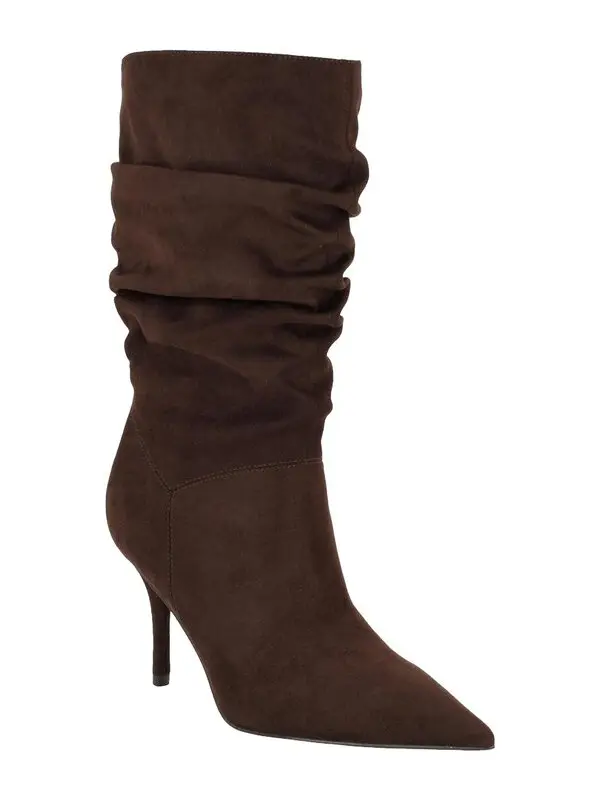 Nine West Murto Faux Suede Slouch Boot - Brown