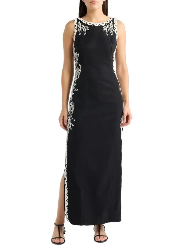 Lilly Pulitzer® Messina Embellished Dress - Noir