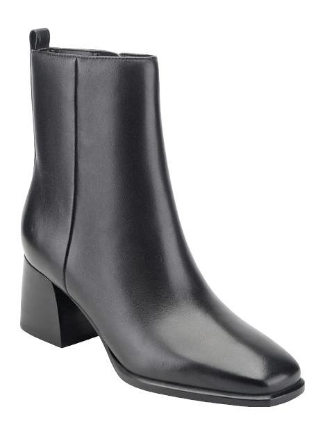 Marc Fisher Milley Leather Bootie - Black