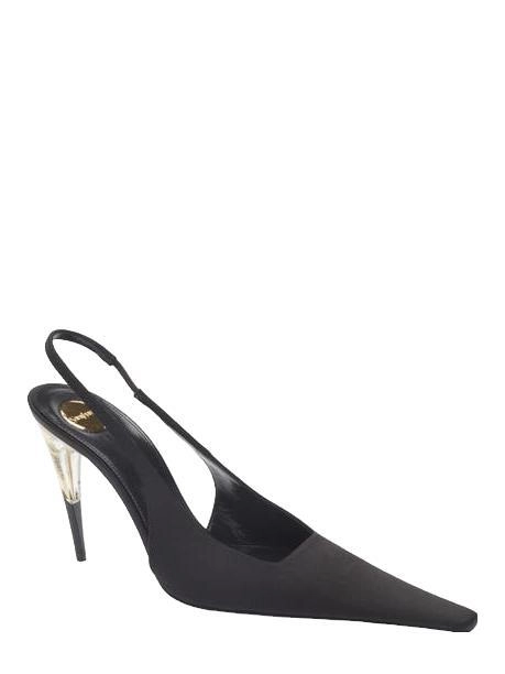 Saint Laurent Goya Slingback Pump - Noir