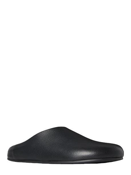THE ROW Hudson Slide Mule - Black