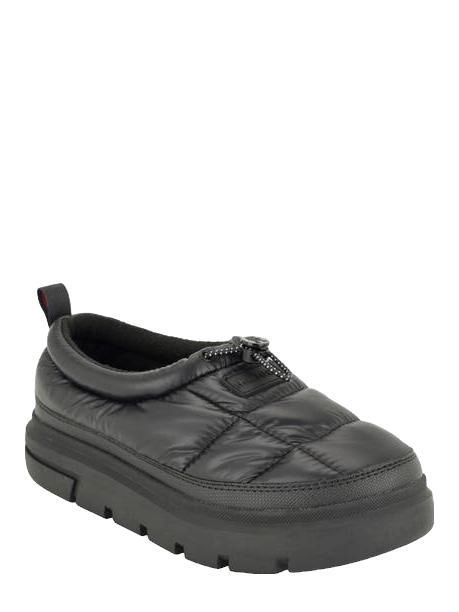 Tommy Hilfiger Quilted Slip-on Shoe With Toggle Cord Closure - Black
