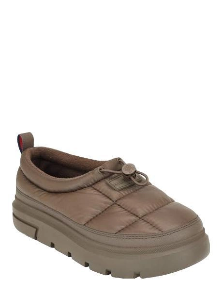 Tommy Hilfiger Quilted Slip-on Shoe With Toggle Cord Closure - Brown