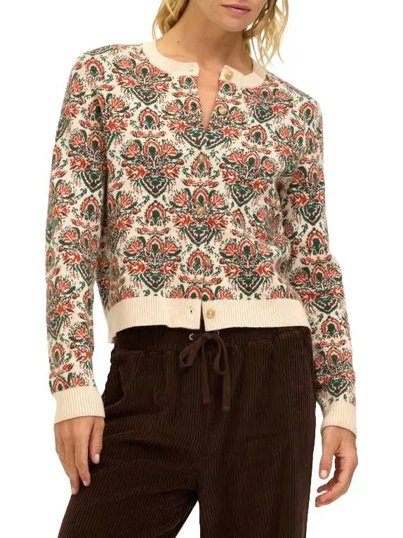 THREADS 4 THOUGHT Effie Baroque Cardigan - Tapioca/picante
