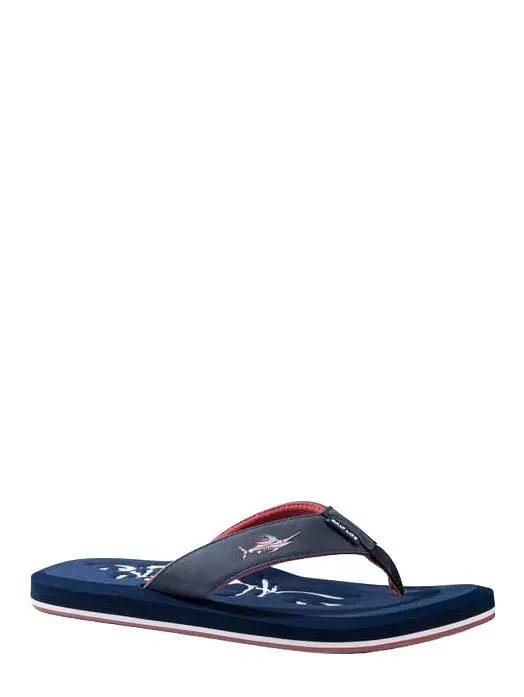 SALT LIFE The Skiff Americana Flip Flop - Navy