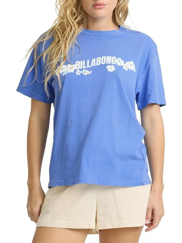 BILLABONG Cotton Graphic T-shirt - Azure