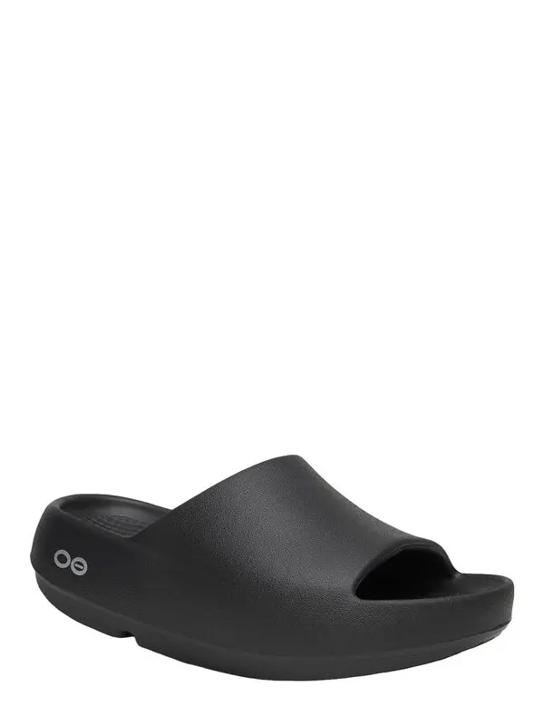 OOFOS Ooahh Slide Sandals - Black