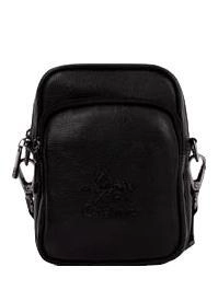 CAVALINHO El Cavaleiro Leather Traveler Crossbody Bag - Black