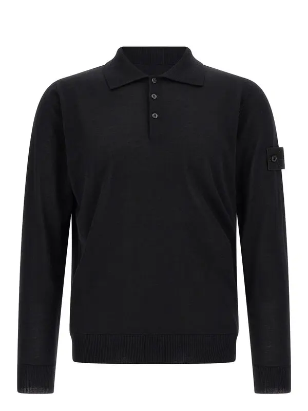 Stone Island 5100076' Polo Shirt - Black