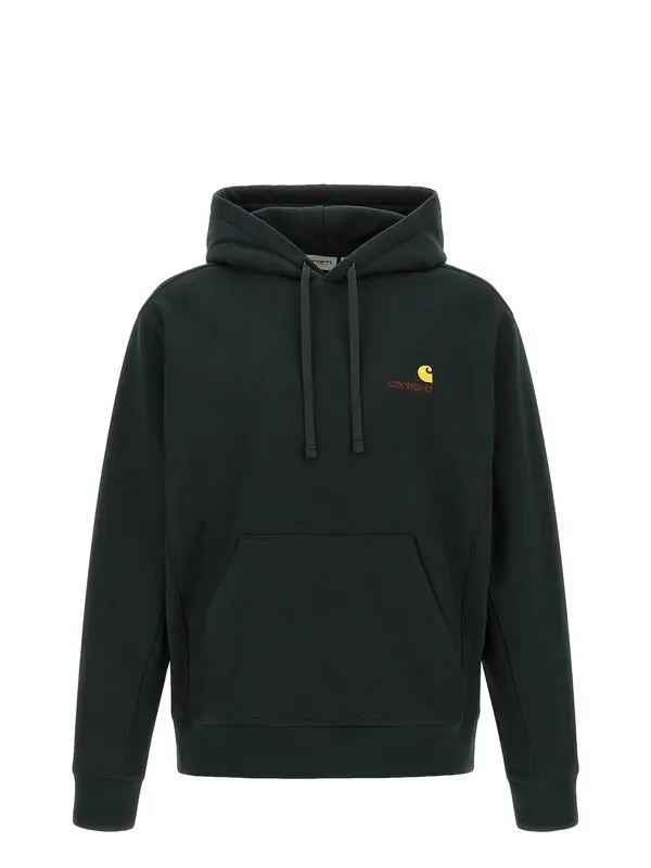 Carhartt Work In Progress American Script Hoodie - Green