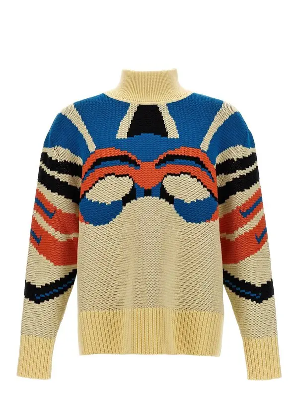 BLUEMARBLE Jacquard High Neck Sweater - Multi