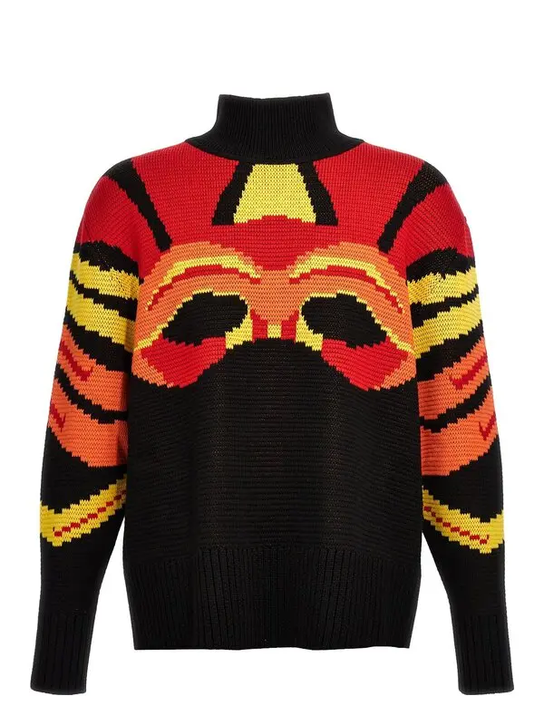 BLUEMARBLE Jacquard High Neck Sweater - Multi