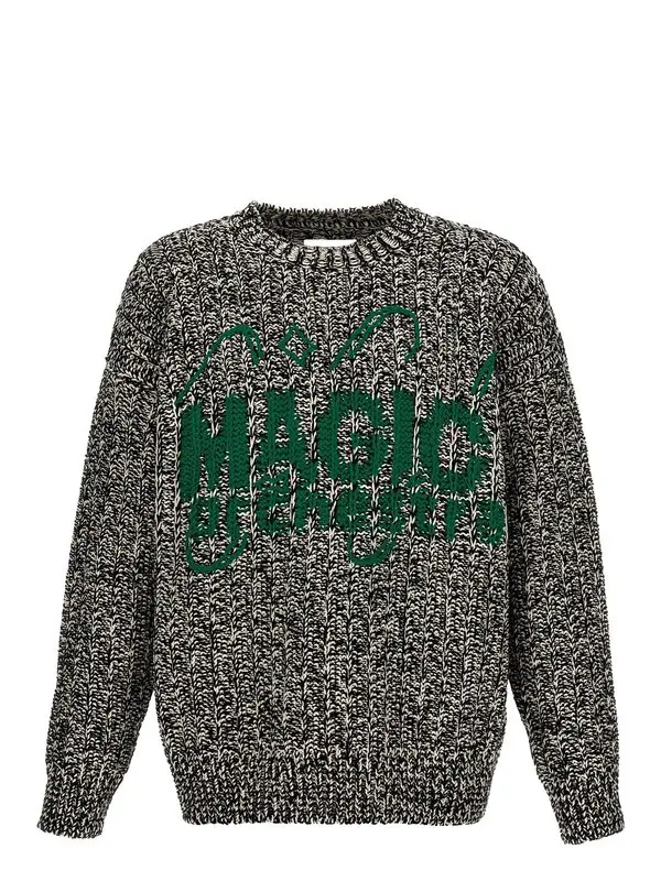 JIL SANDER Magic Orchestra" Logo Jacquard Sweater - Multi